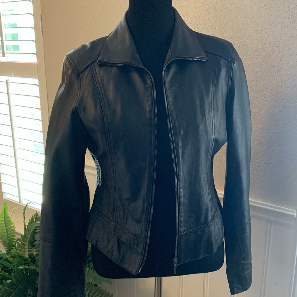 John Paul Richard Lamb Leather Jacket - Gem